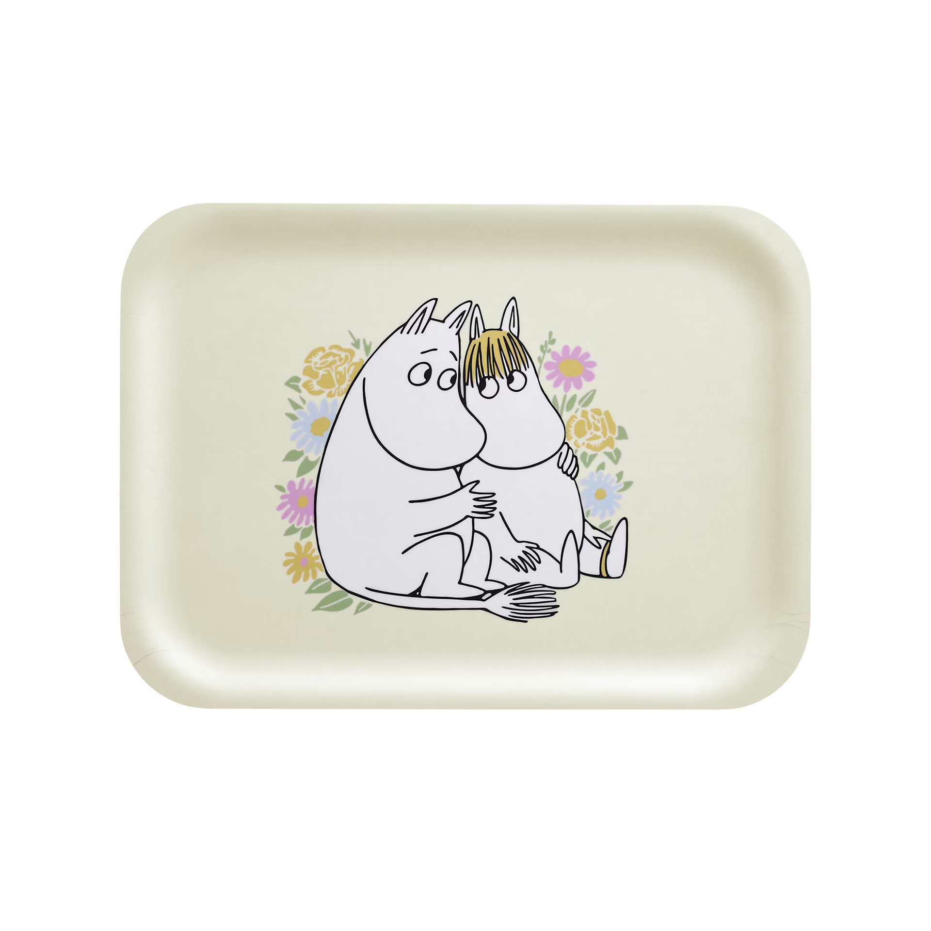 Tablett "Moomin, Flowers", 27x20cm von Muurla – designforum