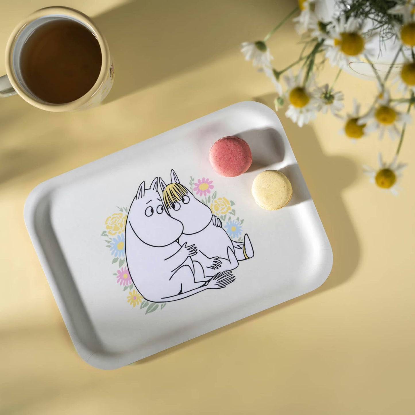 Tablett "Moomin, Flowers", 27x20cm von Muurla – designforum